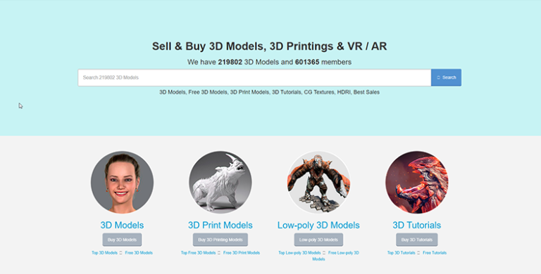 10 Best Websites to Sell 3D Models for Everyone! - InspirationTuts
