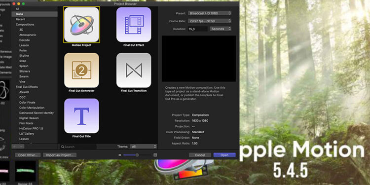 Apple Motion, What is it Used for? - InspirationTuts